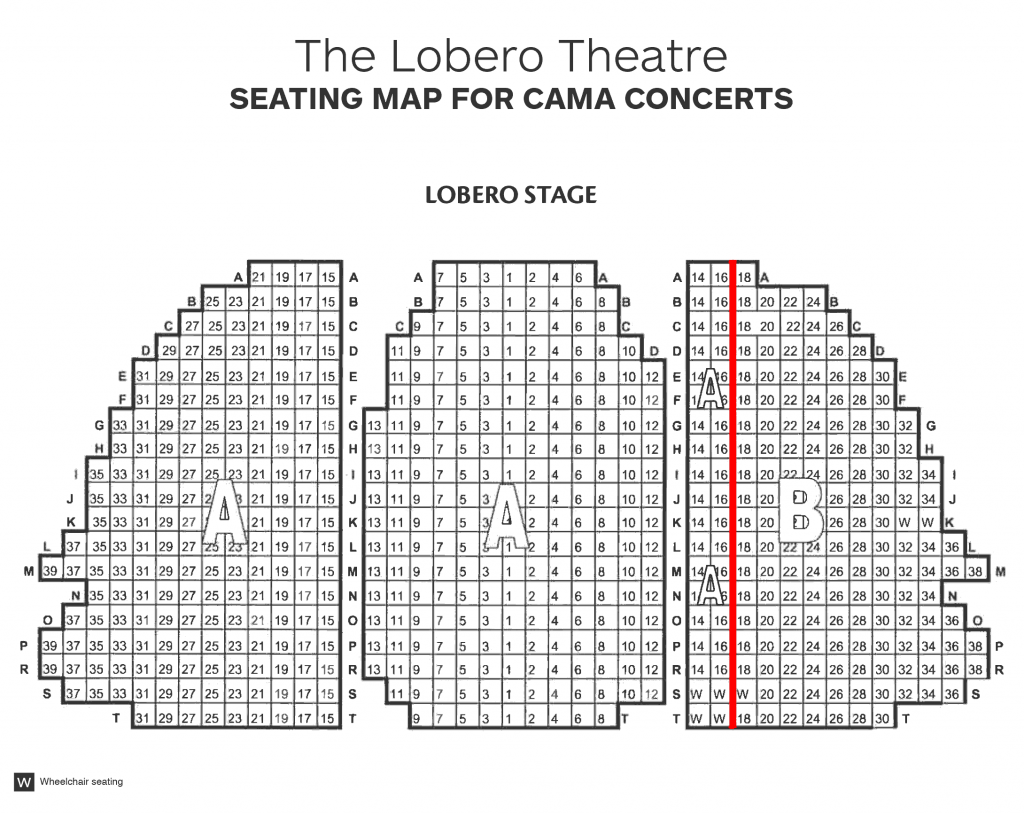 Pricing and Seating - Community Arts Music Association of Santa Barbara